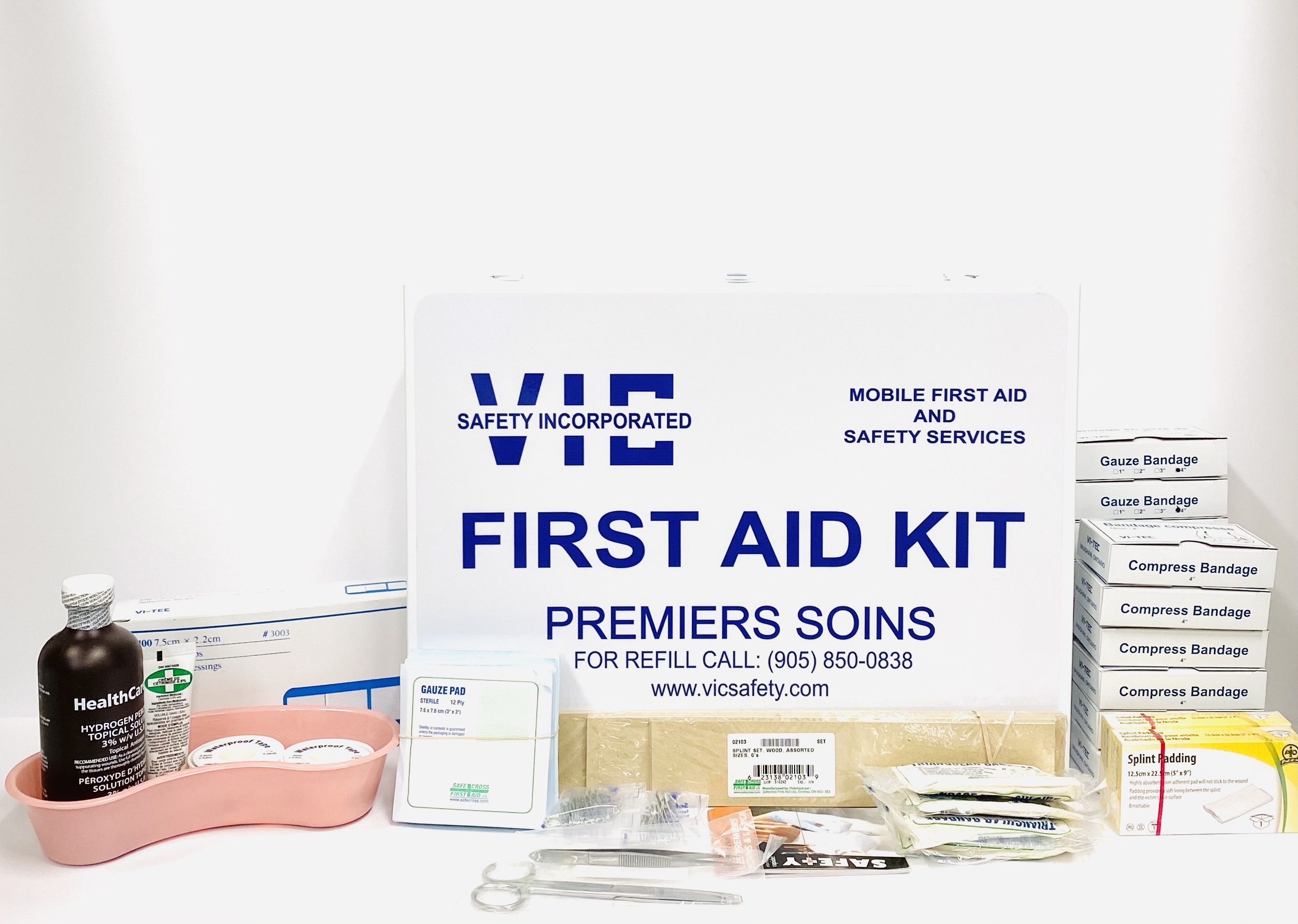 First Aid Supplies - First Aid Kits - Vi-tec Wsib First Aid Kit, 16-200 ...